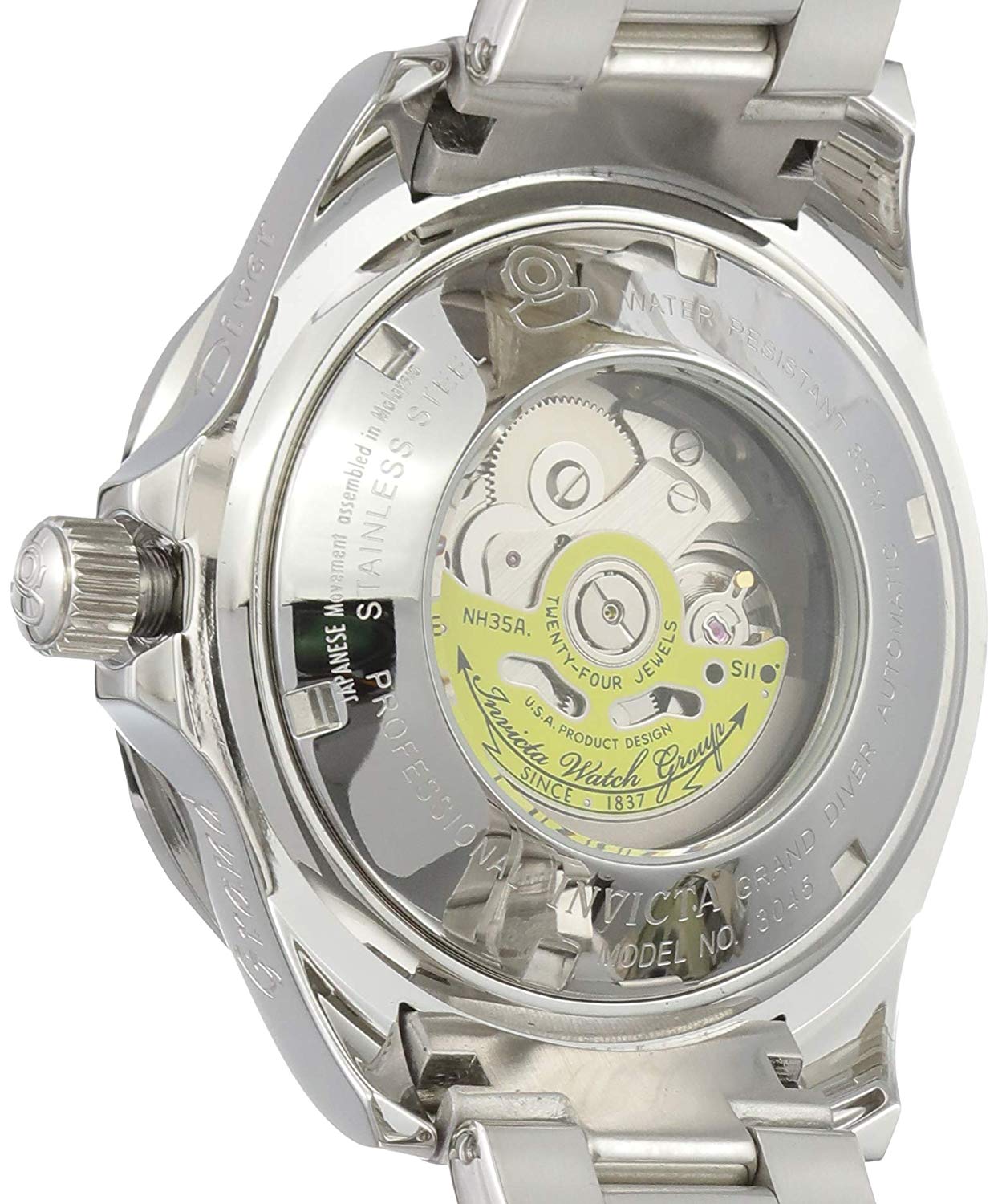 Invicta Grand Diver 3045 Men’s Automatic Watch, 47 mm – BigaMart