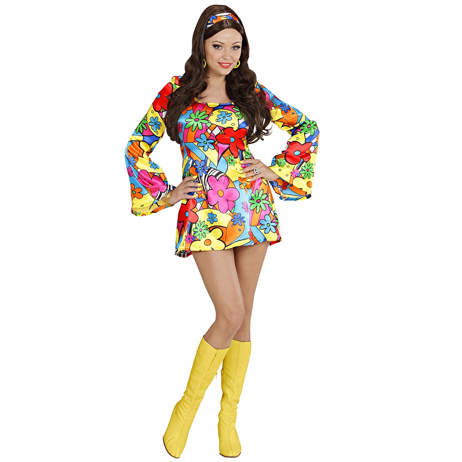 Widmann – Adult flower power costume. – BigaMart