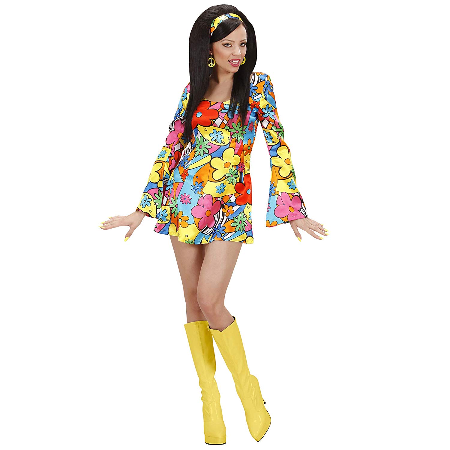 Widmann – Adult flower power costume. – BigaMart