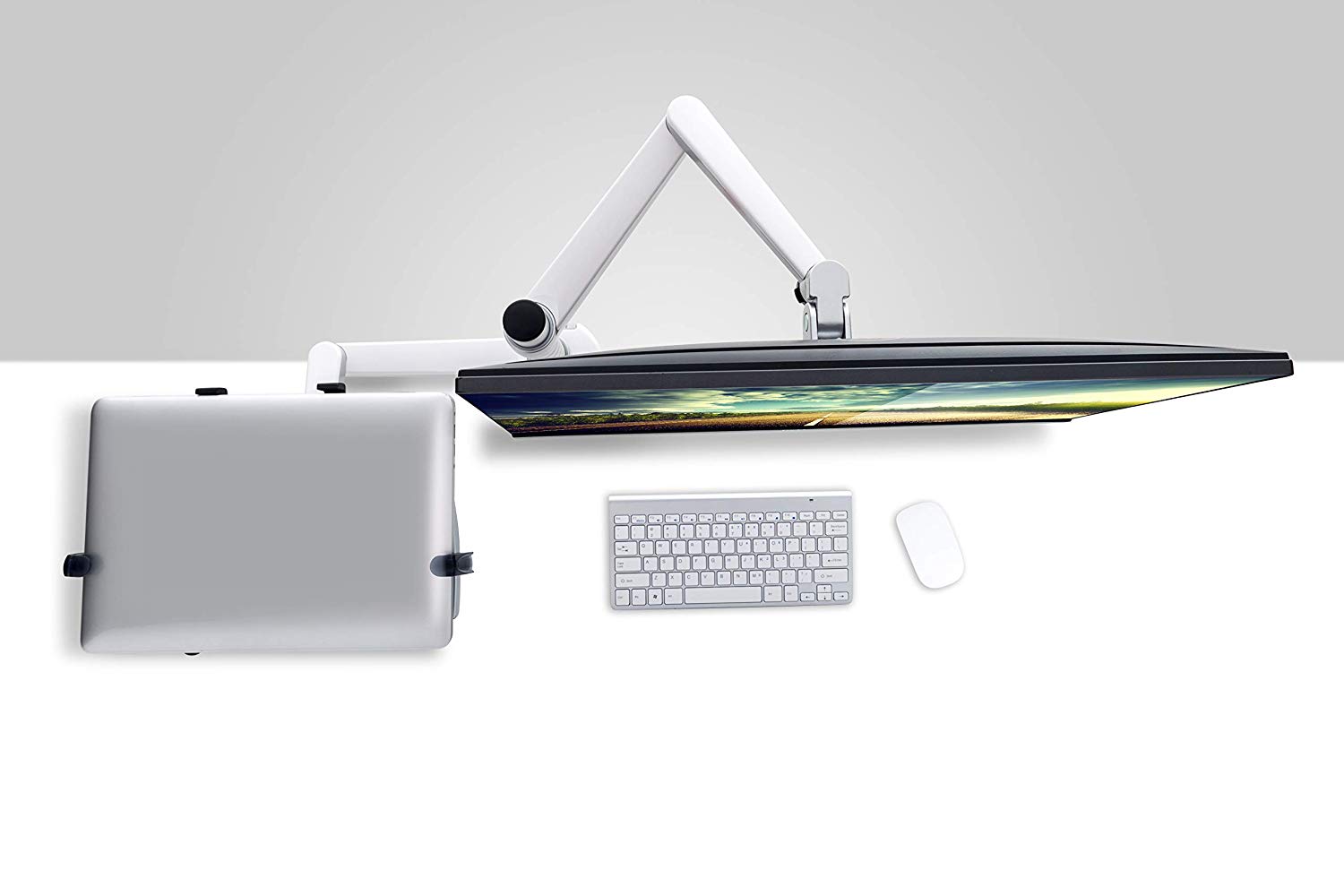 Newstar NOTEBOOK-D300 Desk Mount (clamp) for Laptop & Tablet, Height ...