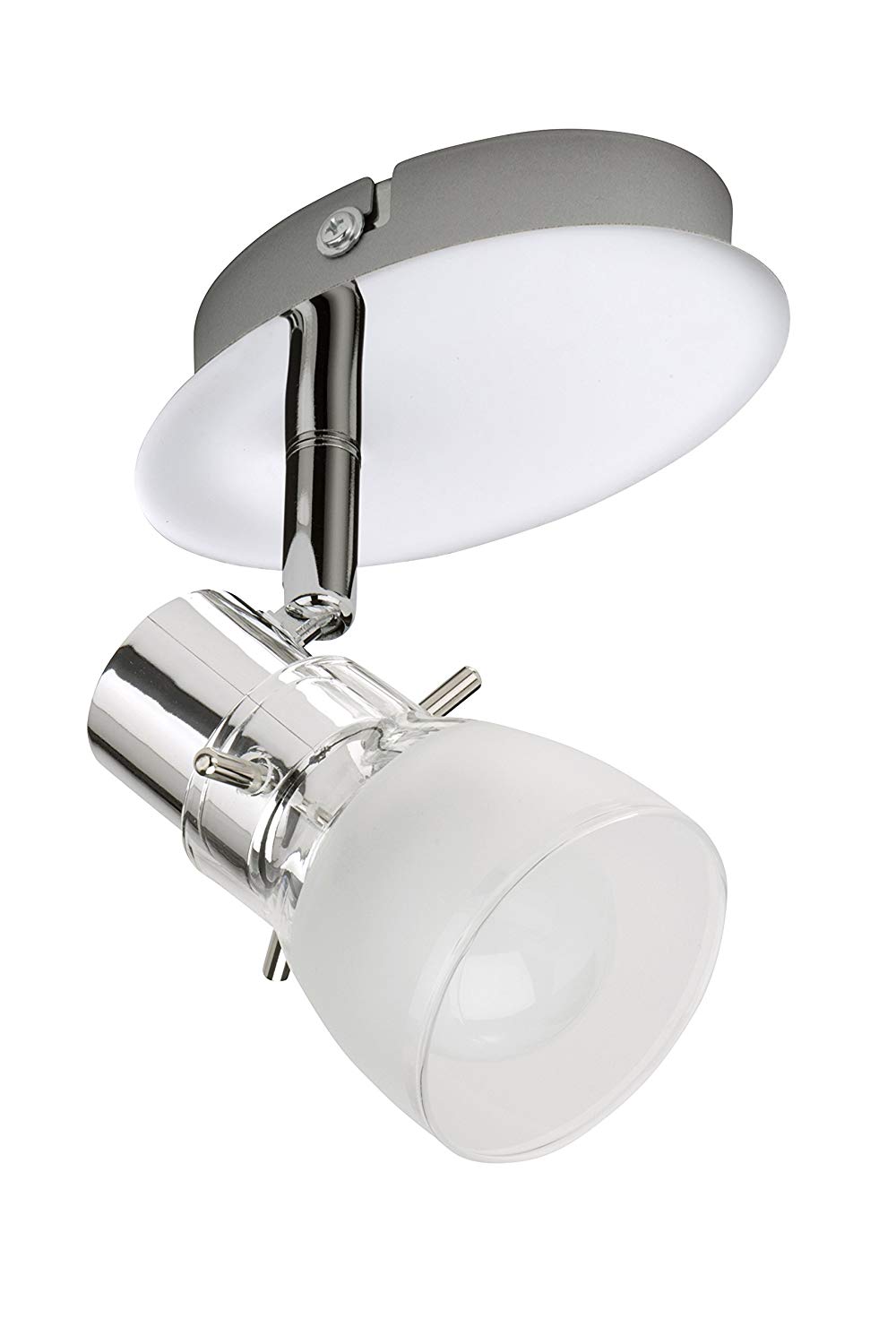 Briloner Leuchten LED Ceiling Light with 1 x 5 W 400 lm, Chrome 2723 ...
