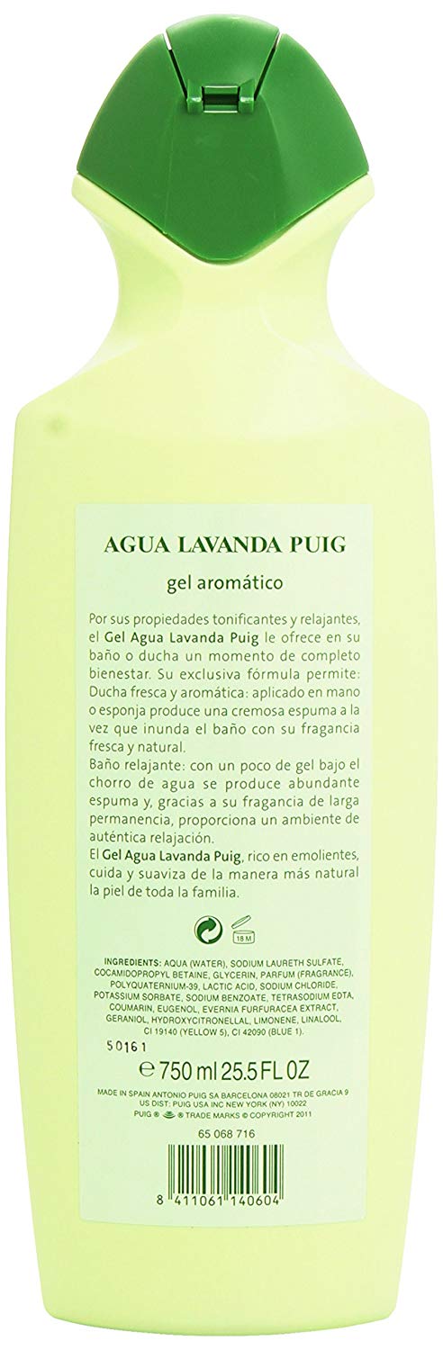 AGUA LAVANDA PUIG by Antonio Puig for Men and Women : SHOWER GEL 25.5 ...