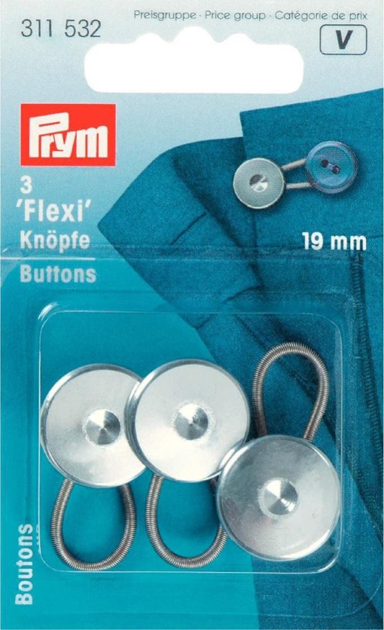 Prym Flexi Buttons with Loop 19 mm – BigaMart