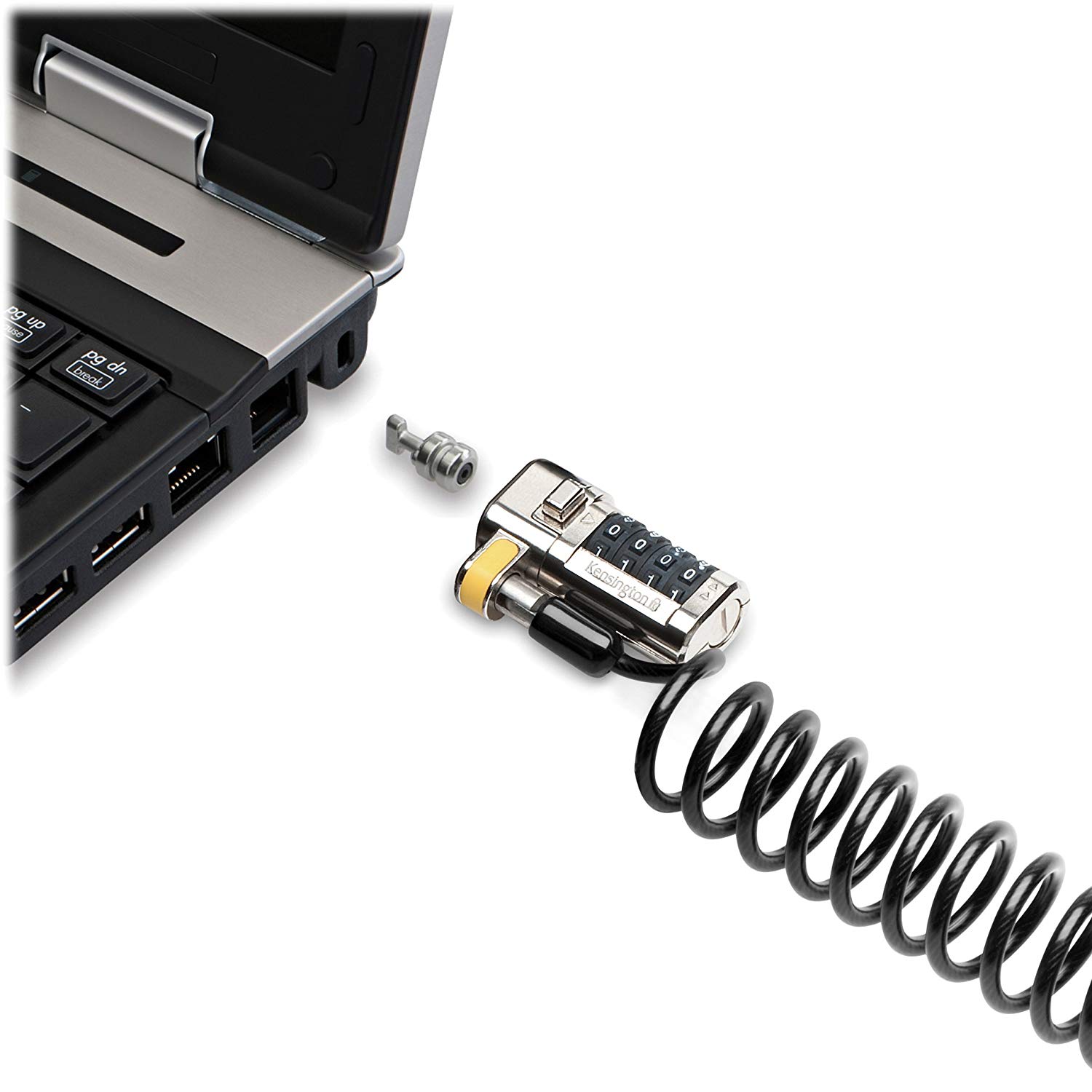Kensington ClickSafe® Portable Combination Laptop Lock - BigaMart
