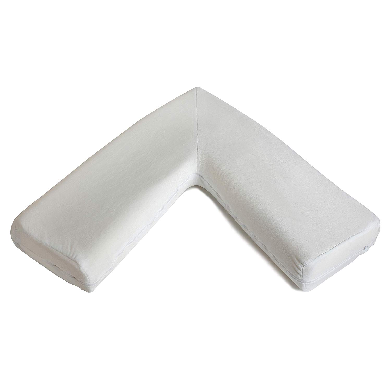Dreamtime MF0267UP Large Orthopaedic Memory Foam V-Shaped Pillow, White ...