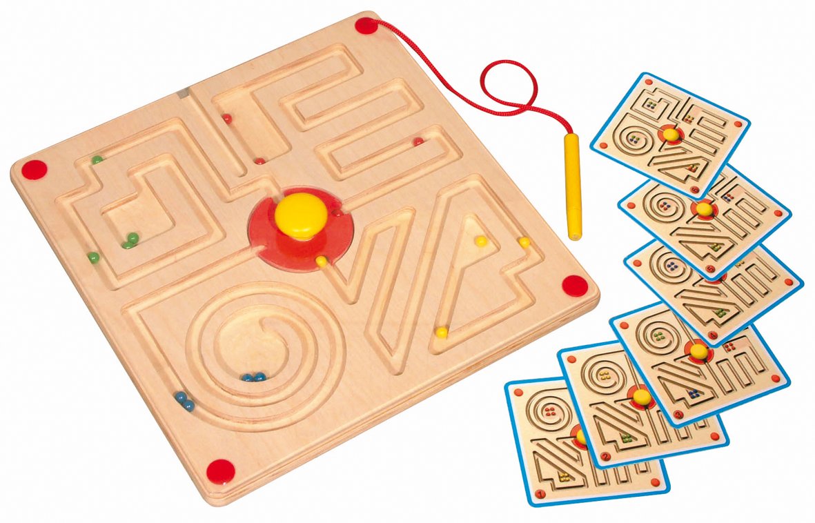 EDUPLAY 120213 Magnetic Labyrinth” Building & Magnetic Games, Multi ...