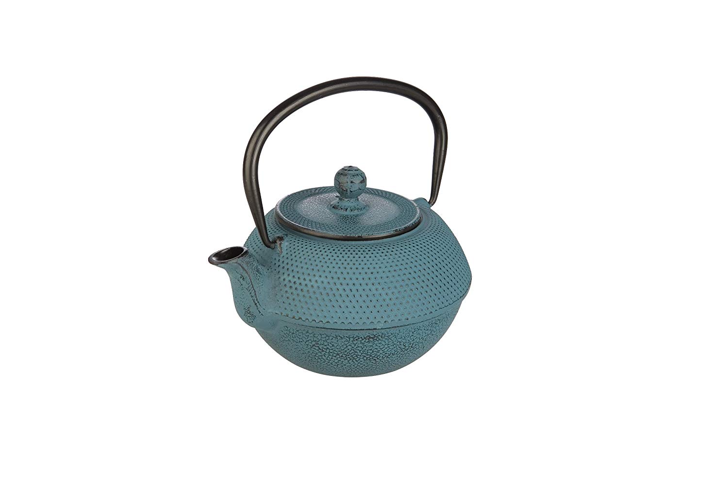 IBILI Teapot set Oriental with filter 1,2 l in blue, Cast Iron, 1.2 ...