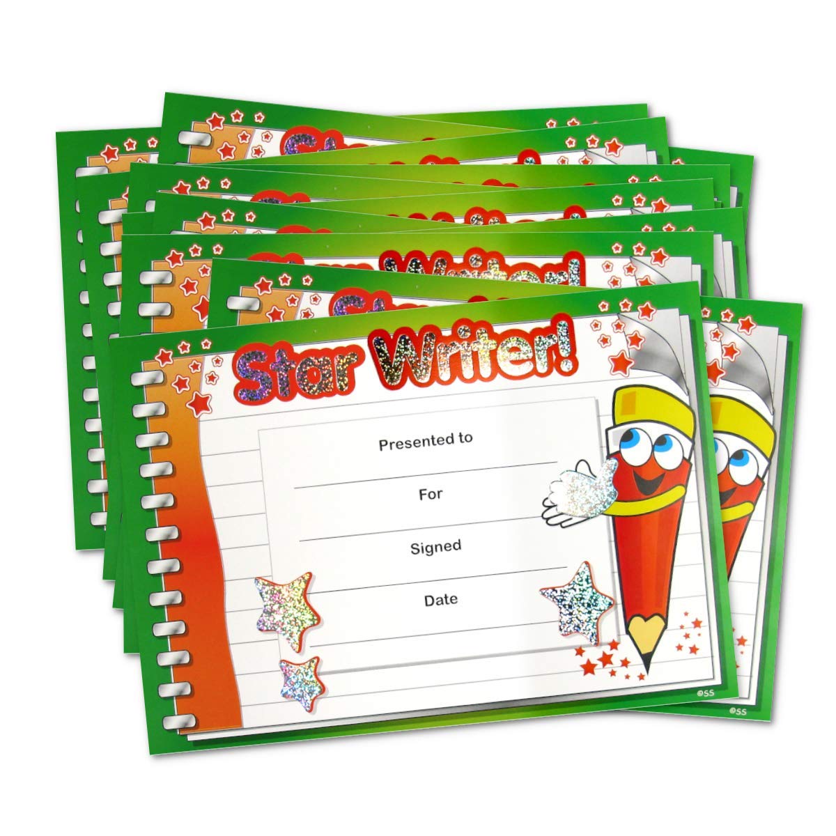 SuperStickers Star Writer Award Sparkling Certificate – BigaMart
