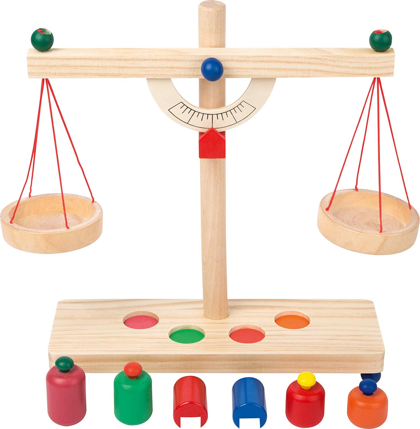 small foot 4592 Wooden beam scale children’s scale, accessories for ...