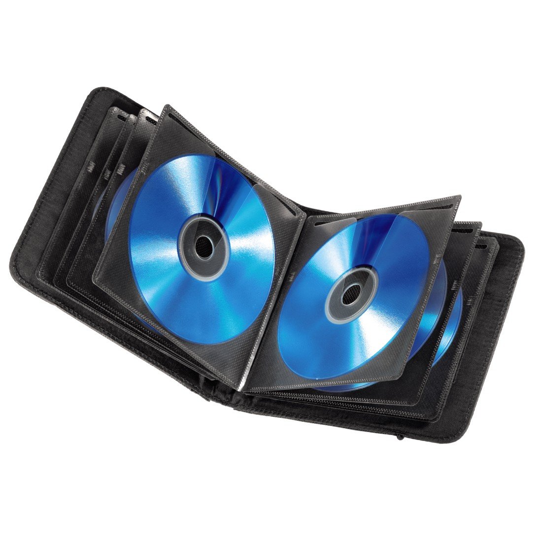 Hama 95606 “Ready for Business” CD/DVD Storage Case 24 Discs – Black ...