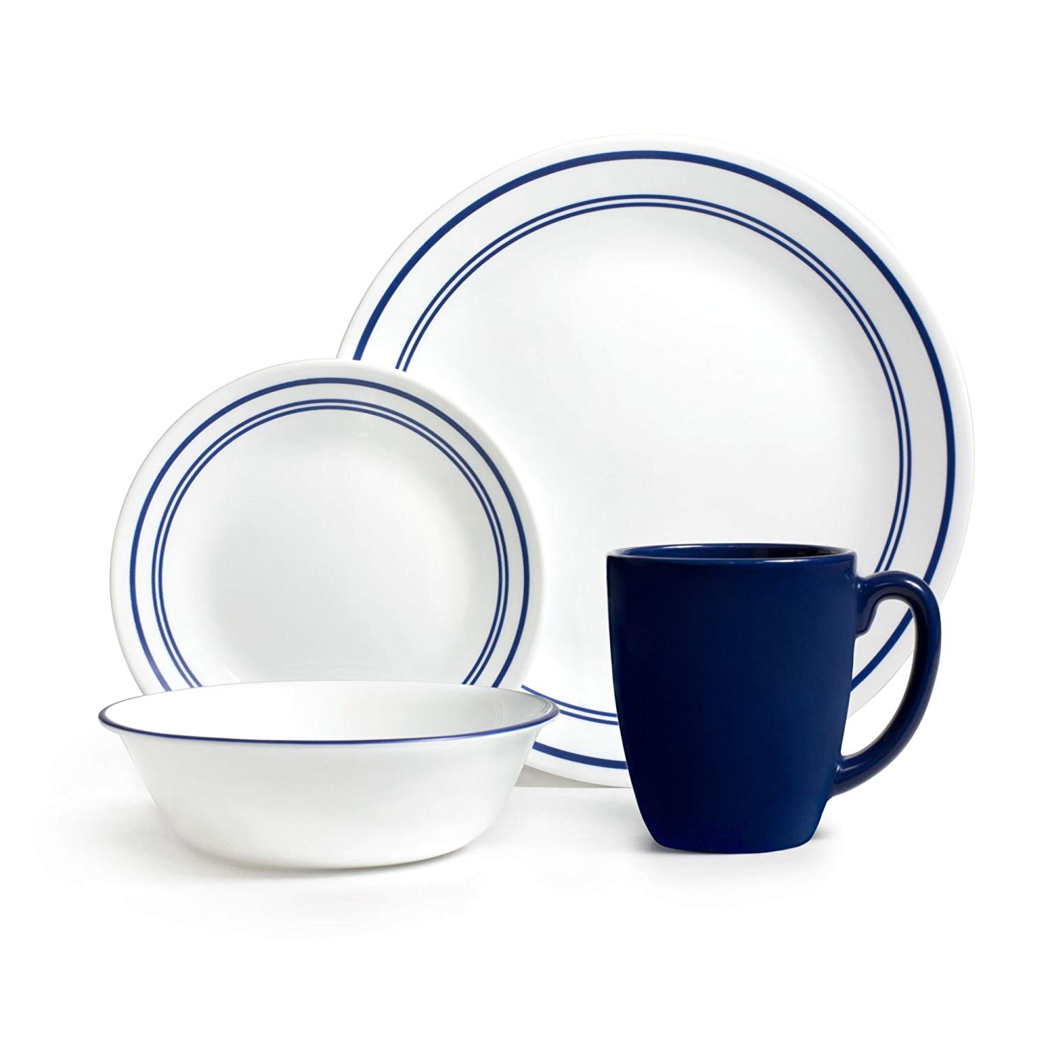Corelle Classic Cafe Blue 16pc Dinner set – BigaMart