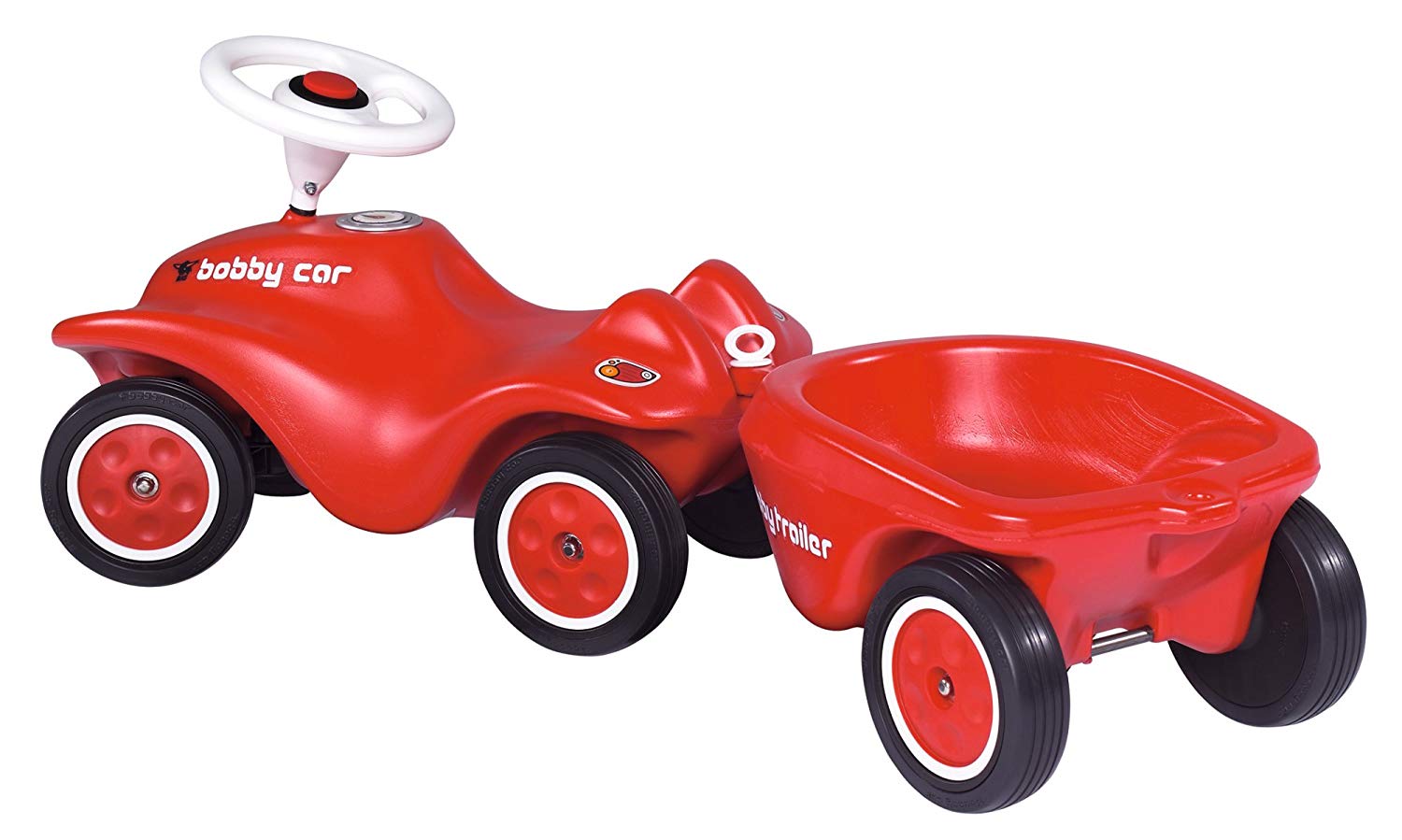 New Bobby Car Trailer red – BigaMart