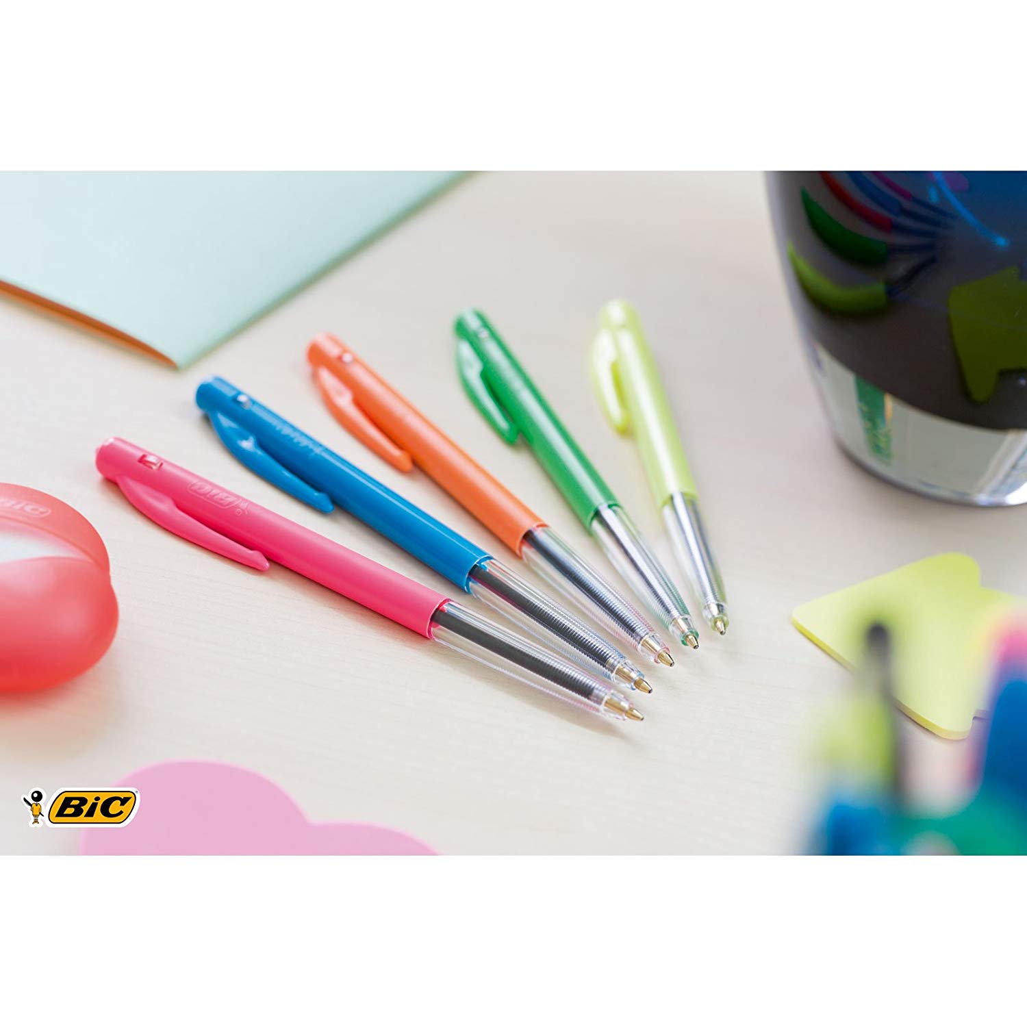BIC M10 Ballpoint Pen Retractable Original Ultracolors-Blue – BigaMart