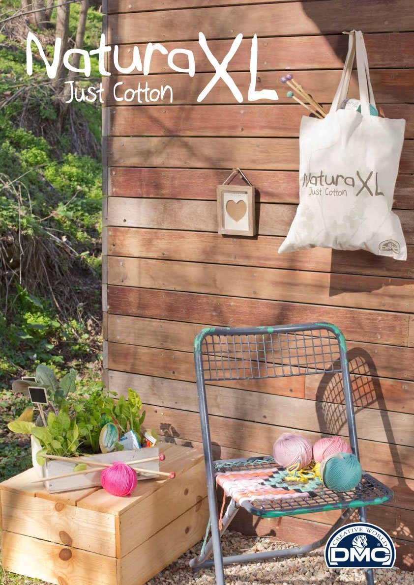 DMC Natura XL Yarn, 100% Cotton, Colour 42 Pink, 12 x 12 x 7 cm – BigaMart