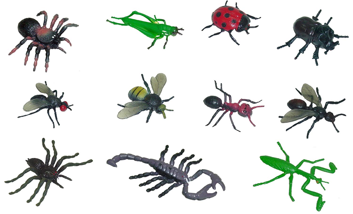 Miniland 50.27480 Insects 12 Figures, Multi-Color – BigaMart