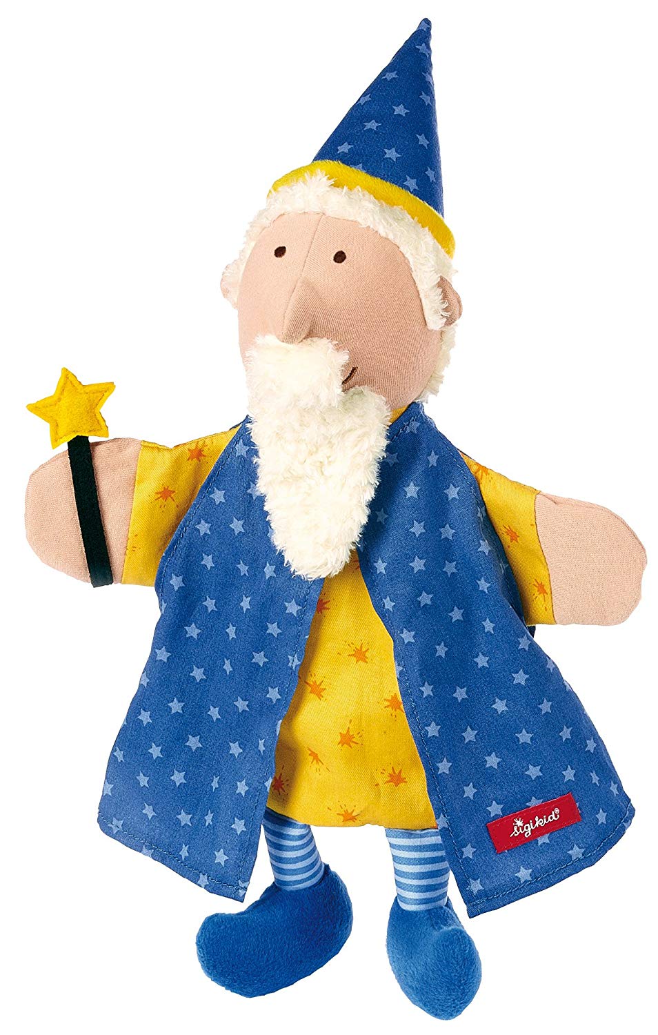 Sigikid 30 x 14 x 10 cm My little Theatre Magician Hand Puppet (Blue ...