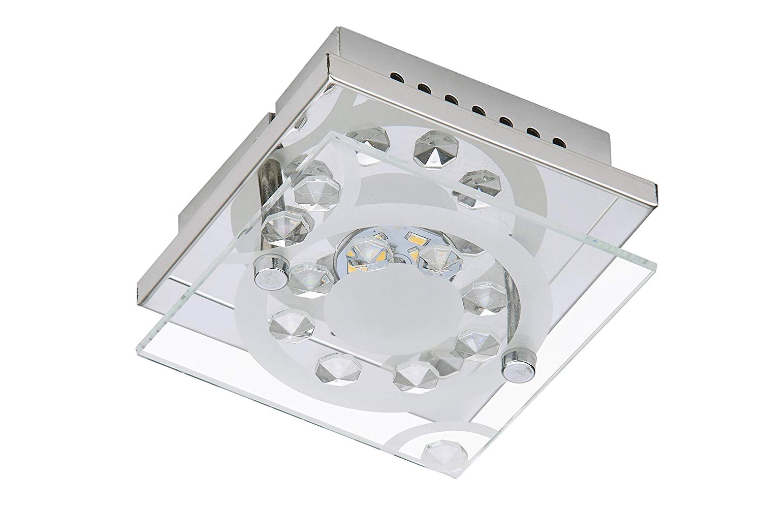 Briloner Leuchten LED Ceiling Light with 1 x 5 W 400 lm, Chrome 3564 ...