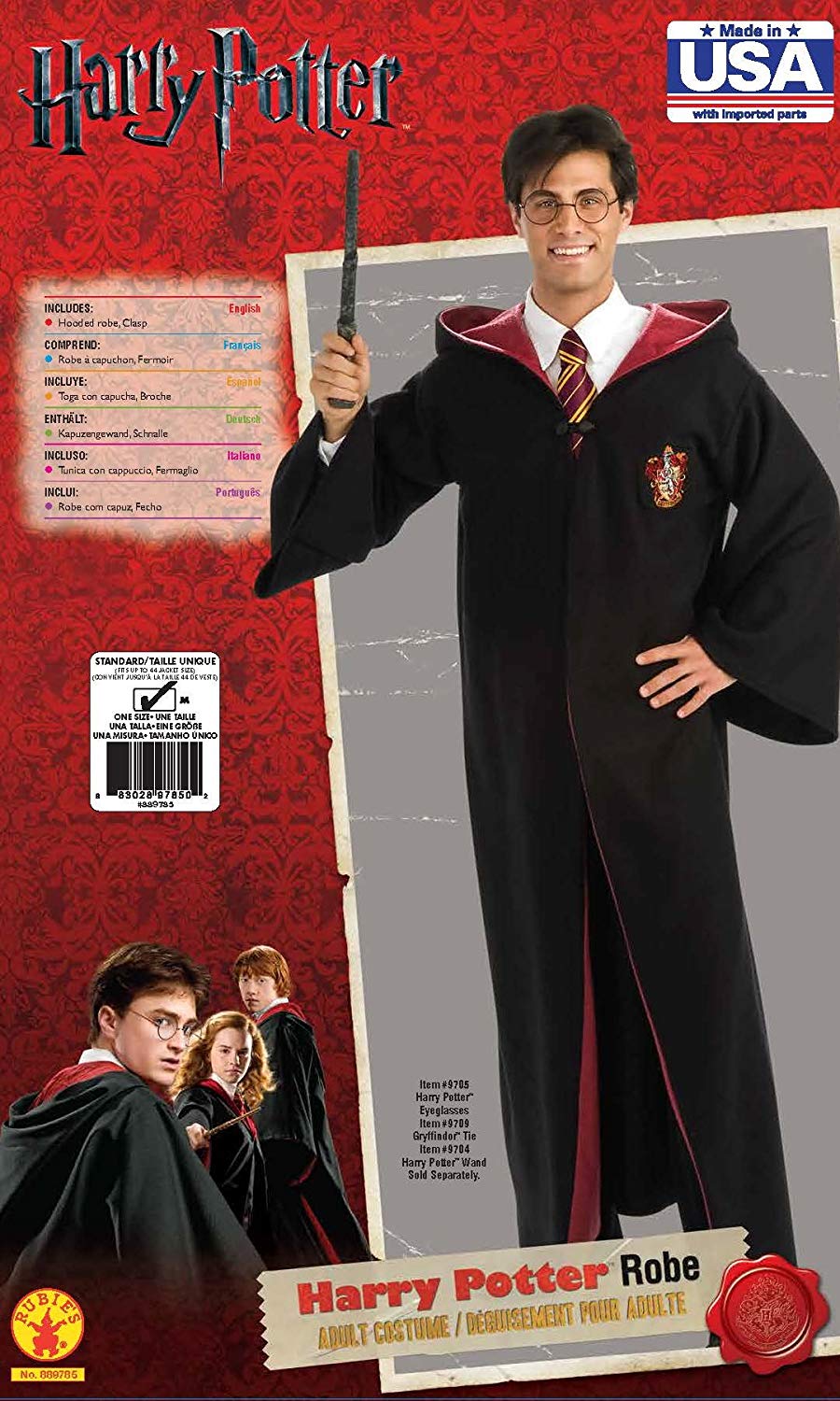 Rubie’s Official Deluxe Harry Potter Robe Adults Fancy Dress Unisex ...