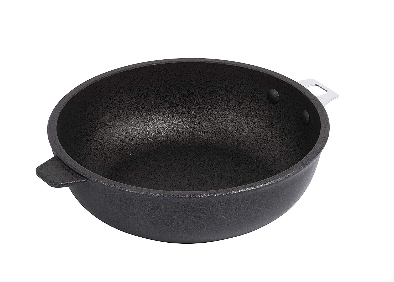 DE BUYER Choc Extreme Non-Stick Slope-Sided Saute Pan Without Long ...