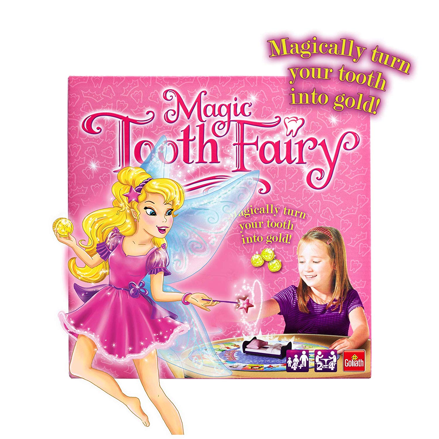 Goliath Games The Magic Tooth Fairy Fun Board Game for Young Children ...