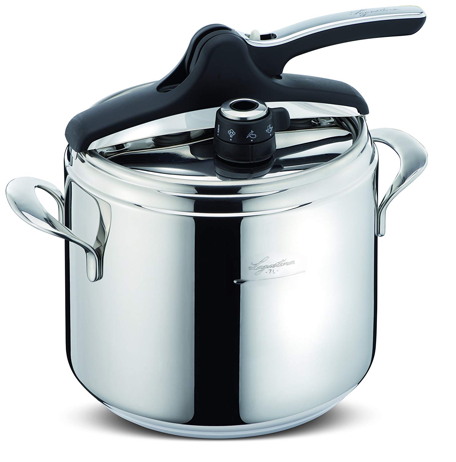 Lagostina Domina Vitamin Pressure Cooker, silver, 7 L – BigaMart