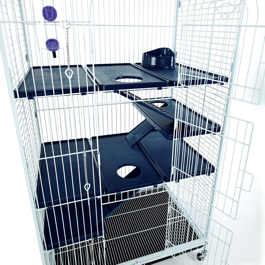 Little Friends Blenheim Extra Tall Rat Cage with Accessories, 140 cm ...