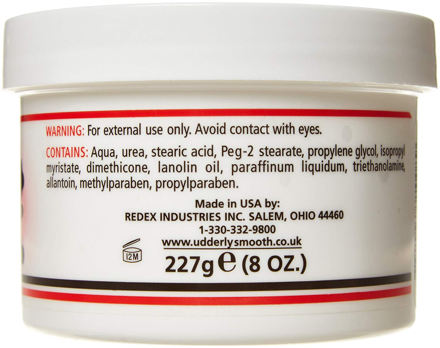Udderly Smooth Extra Care 227g Unscented Moisturising Cream with Urea ...