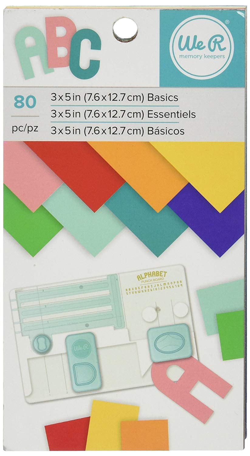 We R Memory Keepers 3″x5″ Basics Paper (80 Sheets) – BigaMart