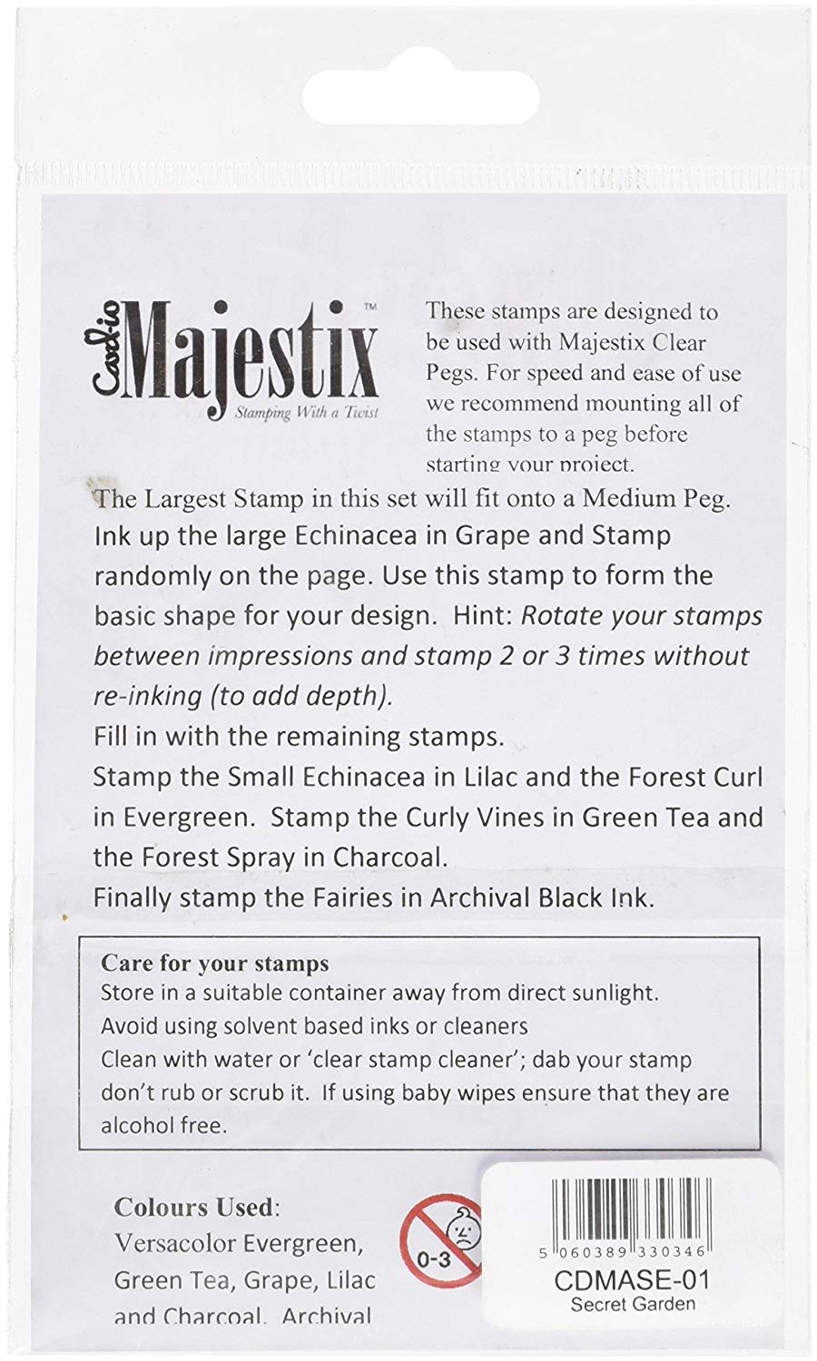 Card-io Secret Garden Peg Stamps – BigaMart