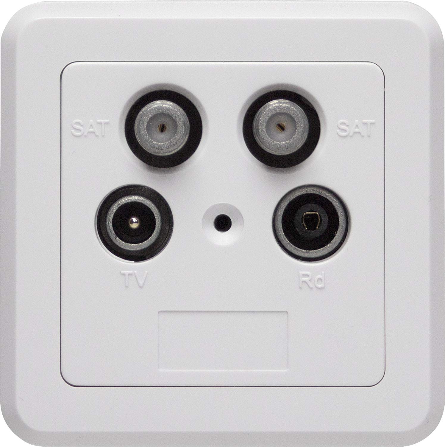 Axing SSD 4-00 wall socket Twin outlet for Satellite and terrestrial ...