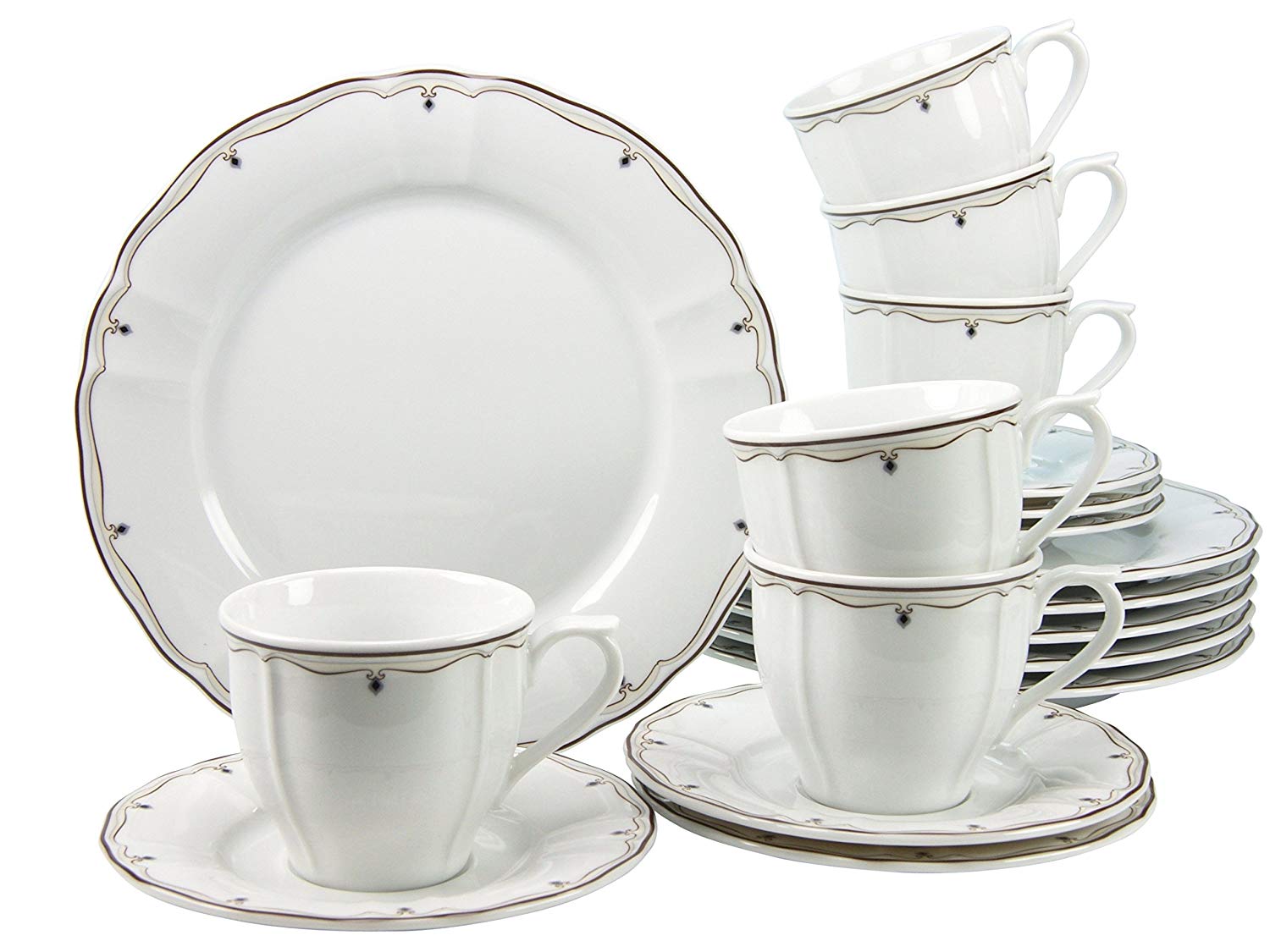 Creatable Flora Vienna, Coffee Set 18 Pieces, Multi-Colour – BigaMart