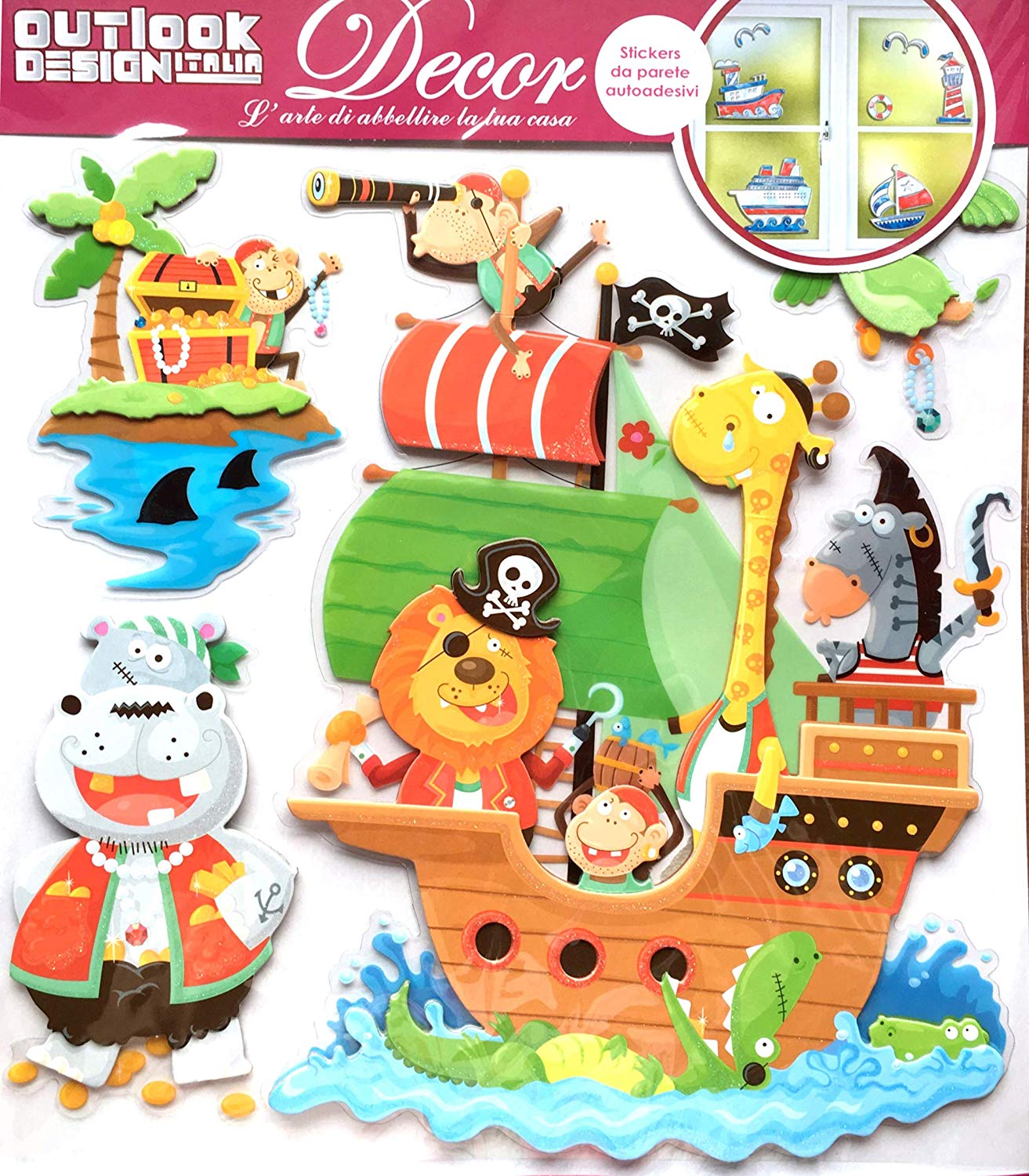 Outlook Design STICKERS pirate boats – BigaMart