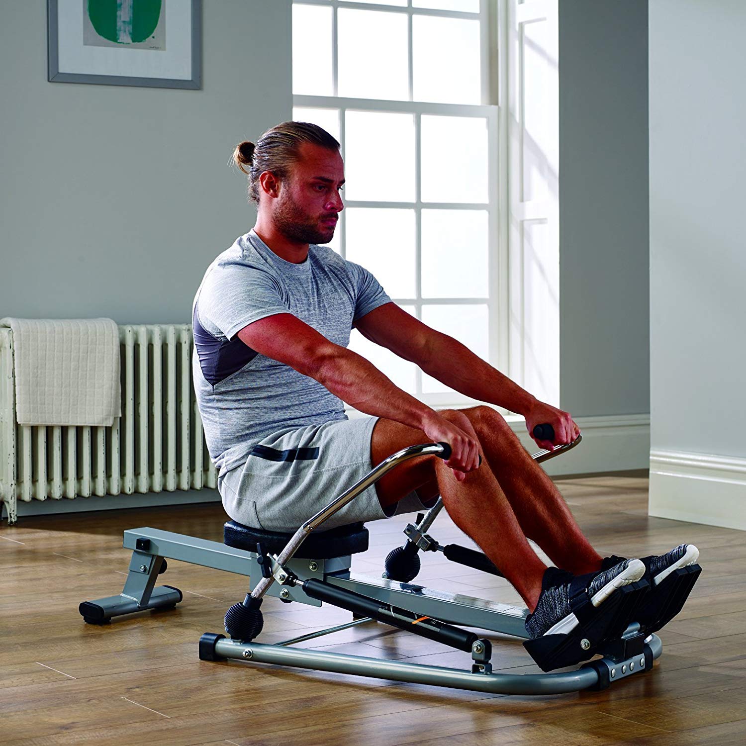 V-fit HTR2 Dual Hydraulic Sculling Rowing Machine – BigaMart