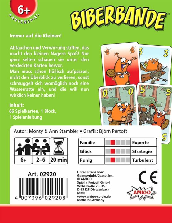 Amigo 2920 “Beaver Gang Cardgame – BigaMart