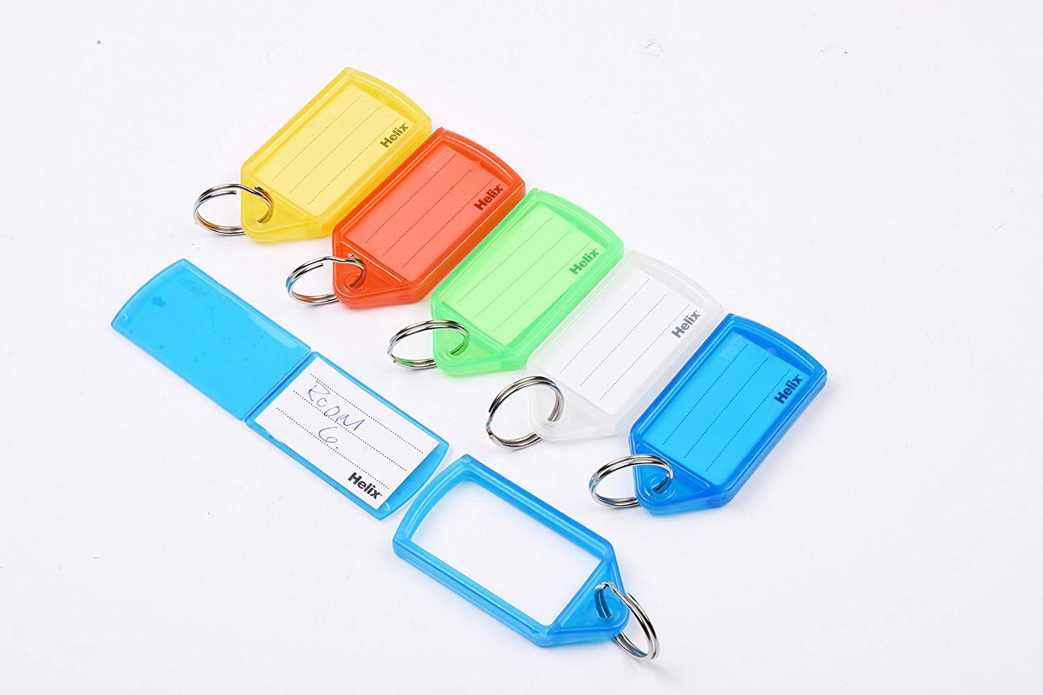 Helix Medium Key Fobs (Pack of 50 in Assorted Colours) – BigaMart
