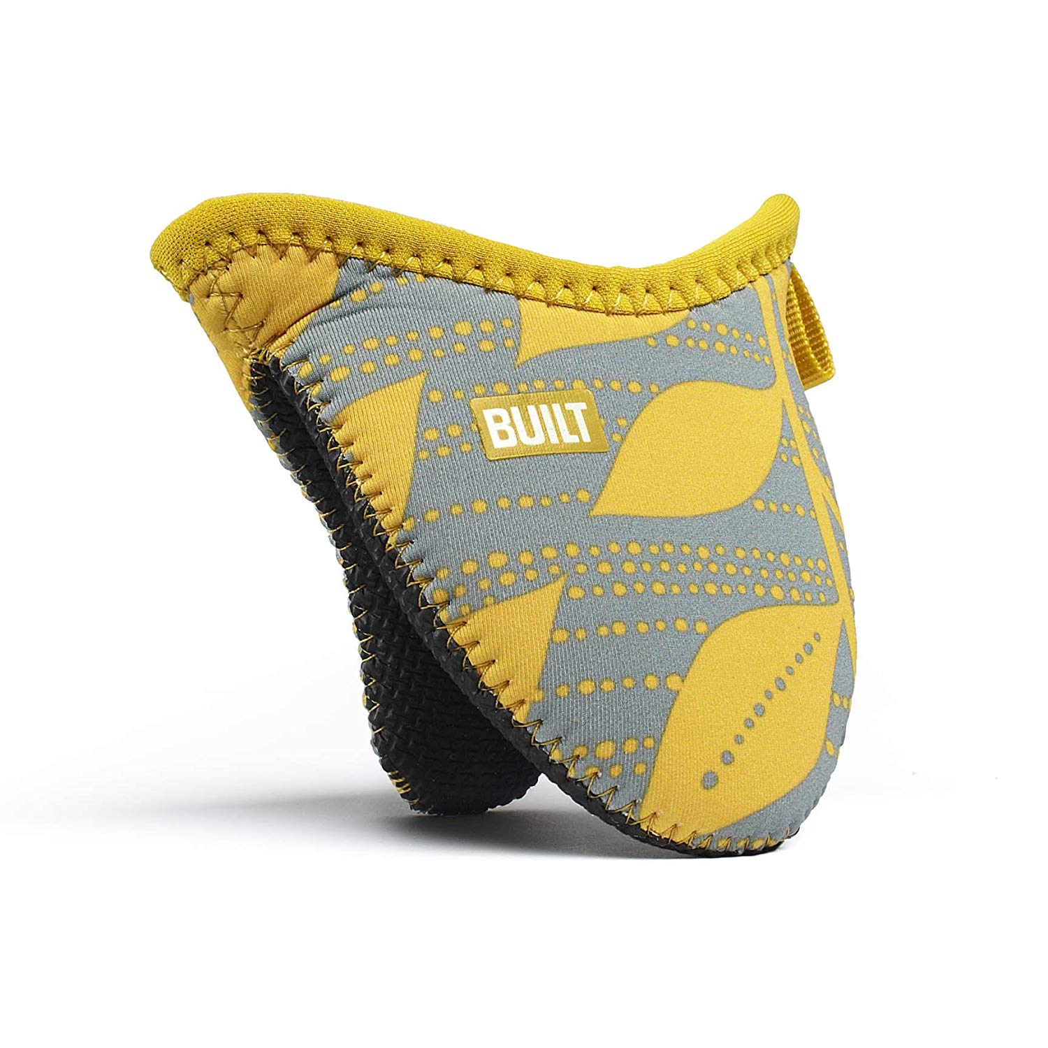 BUILT Mini Grip Pot Holder Leaves, Harvest Gold – BigaMart