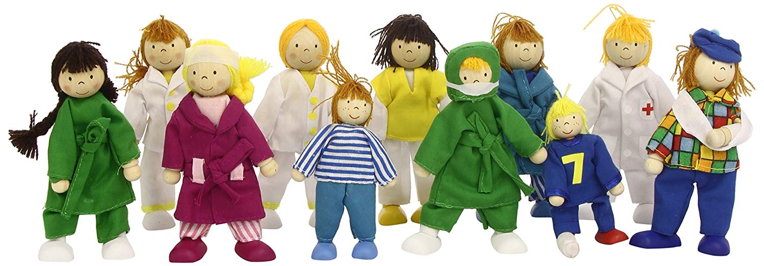 Goki 51686 Flexible Puppets, Hospital, Mixed – BigaMart