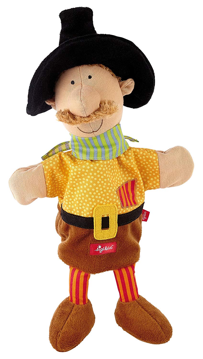 Sigikid 30 x 14 x 10 cm My little Theatre Bandit Hand Puppet (Multi ...