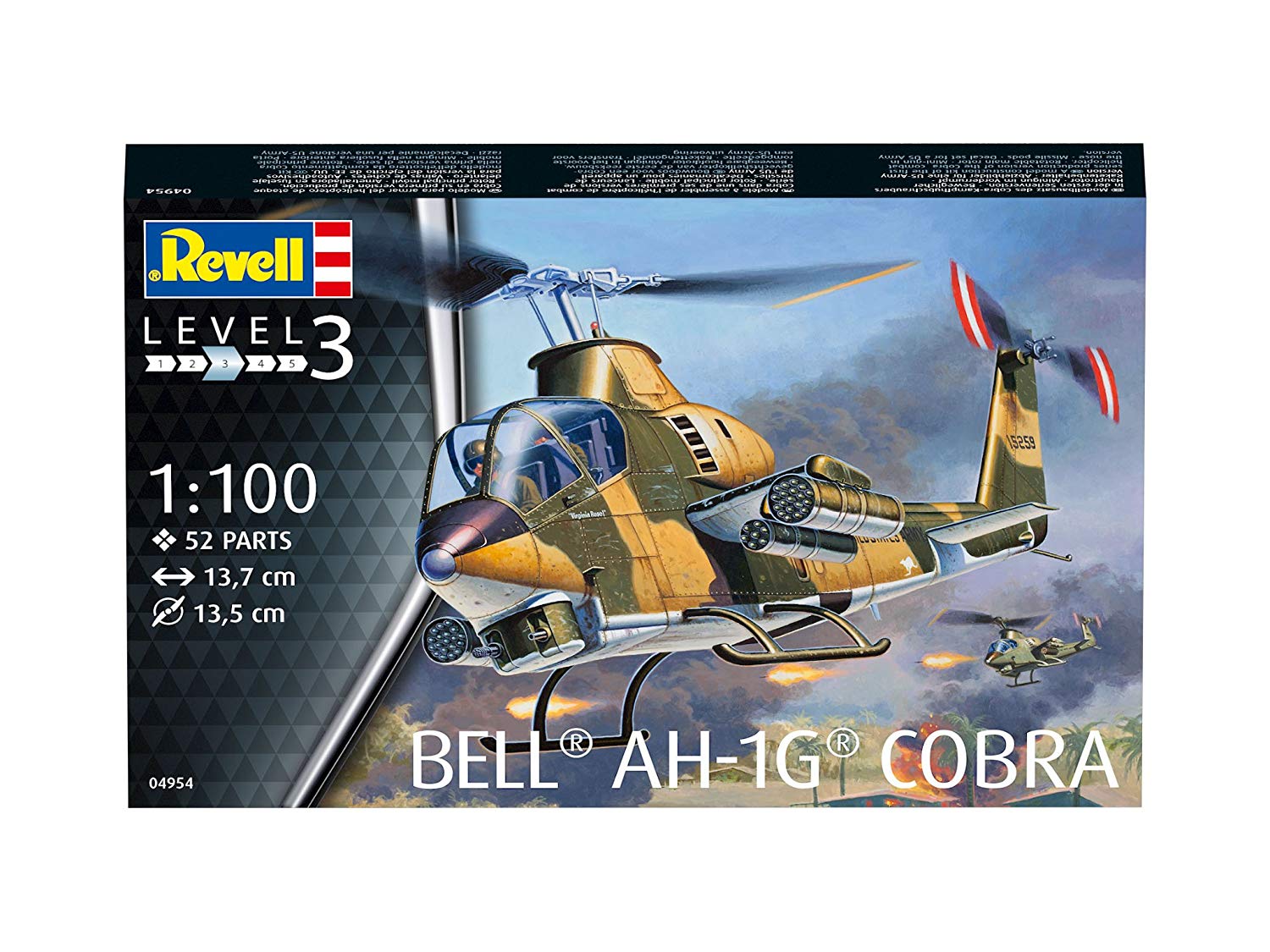 Revell 04954 “Bell AH-1G Cobra” Model Kit – BigaMart
