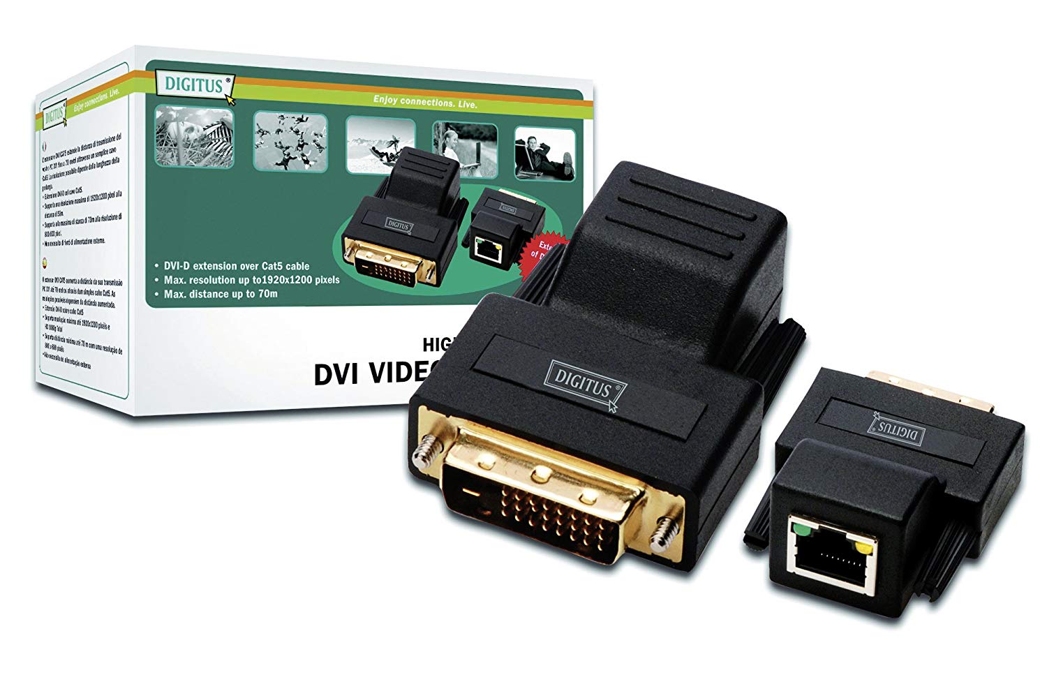 Digitus DVI Extender Over CAT5 – BigaMart