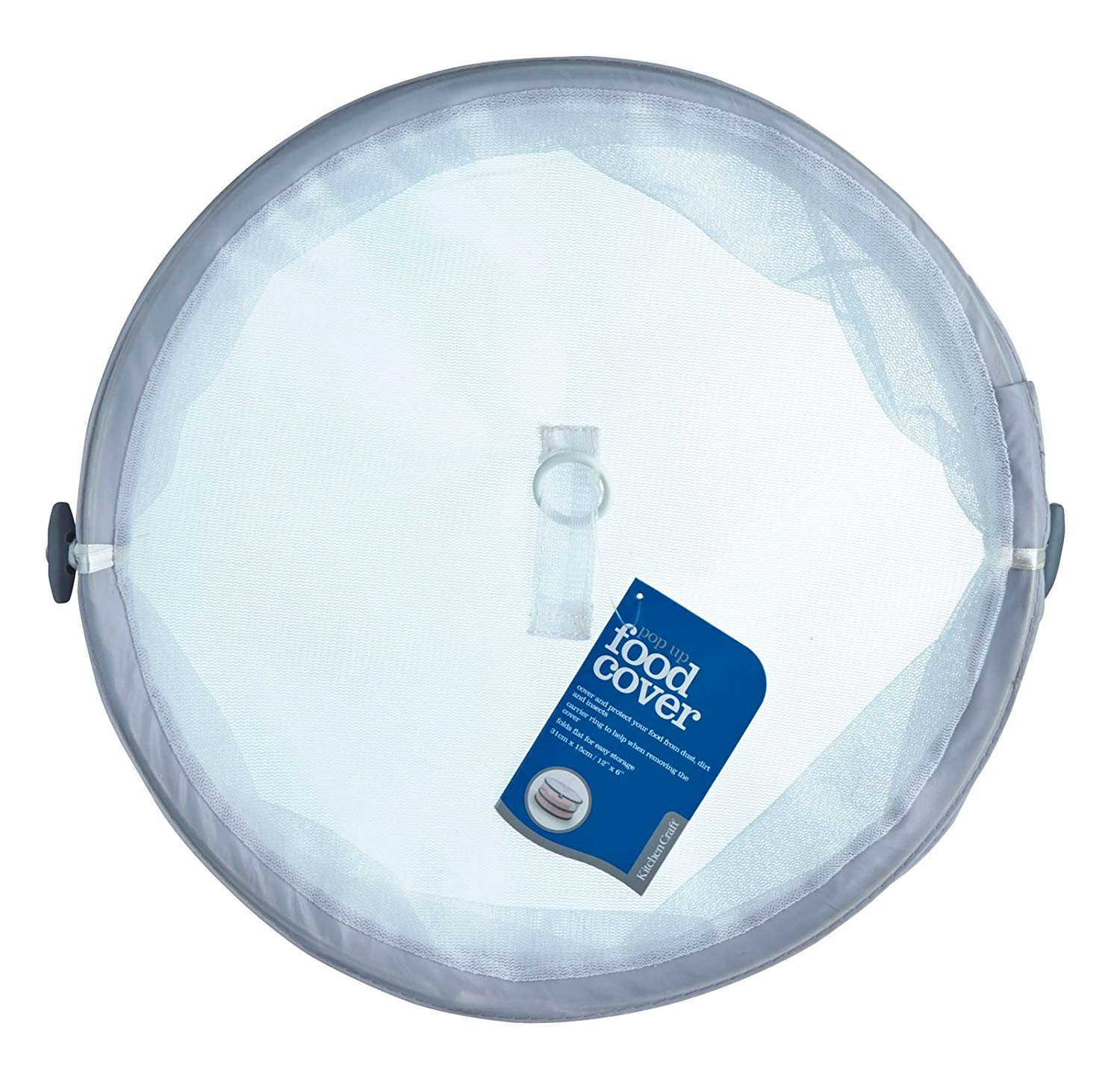 KitchenCraft Pop Up Mesh Cake Cover, White, 31cm – BigaMart