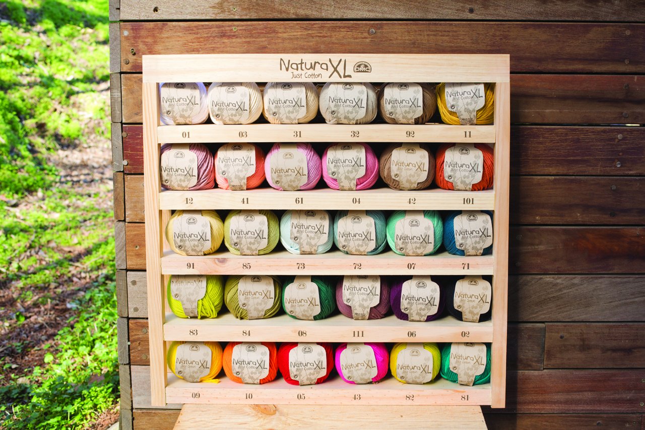 DMC Natura XL Yarn, 100% Cotton, Colour 42 Pink, 12 x 12 x 7 cm – BigaMart