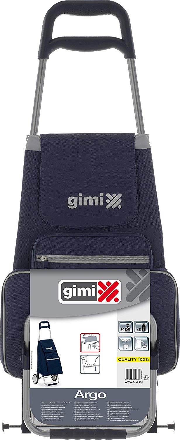 Gimi Argo Shopping trolley – Blue – BigaMart