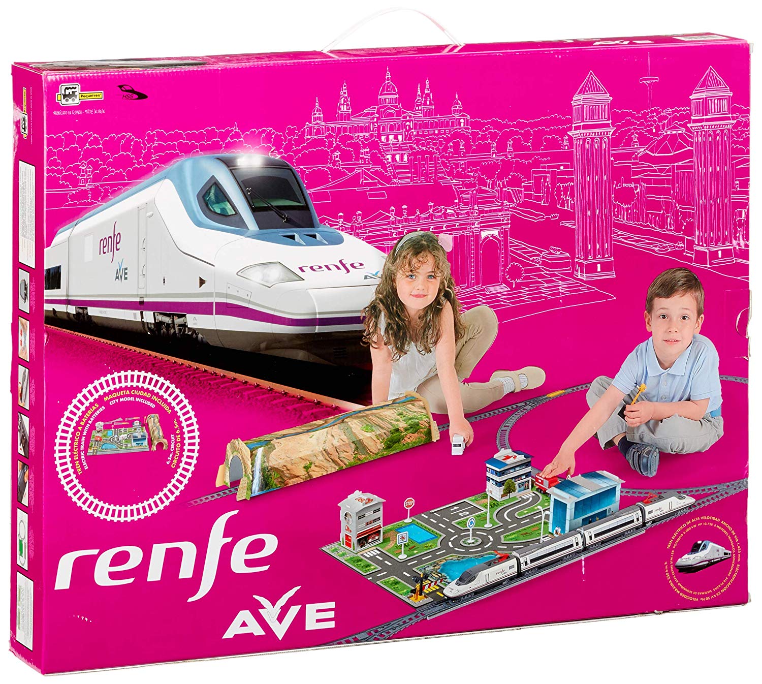 PEQUETREN Pequetren720 High Speed Renfe Ave Train with Detours/Model ...