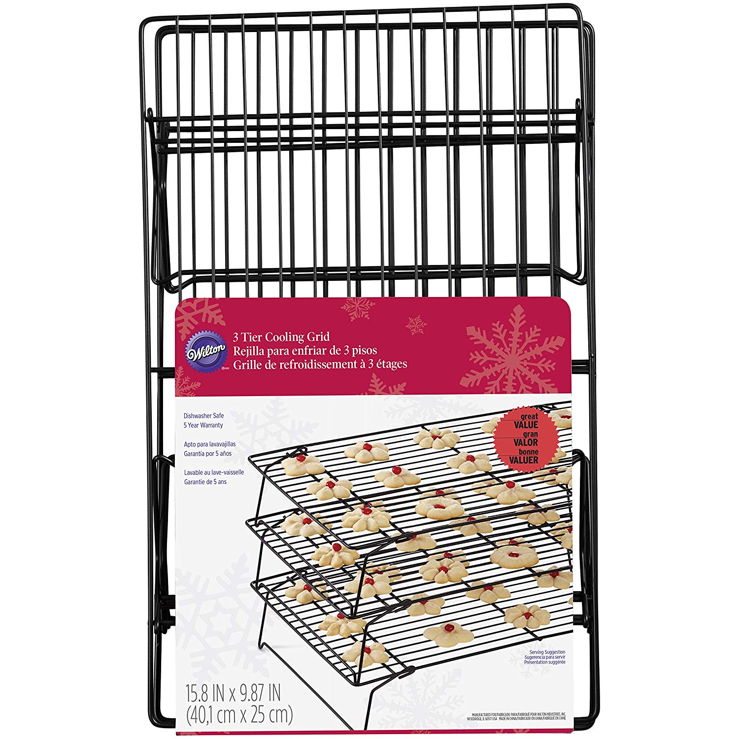 Wilton Cooling Rack, Recipe Right, Non Stick, 3 Tier – BigaMart