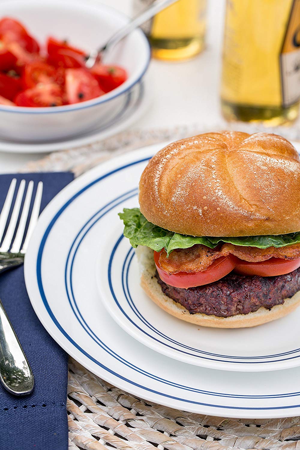 Corelle Classic Cafe Blue 16pc Dinner set – BigaMart