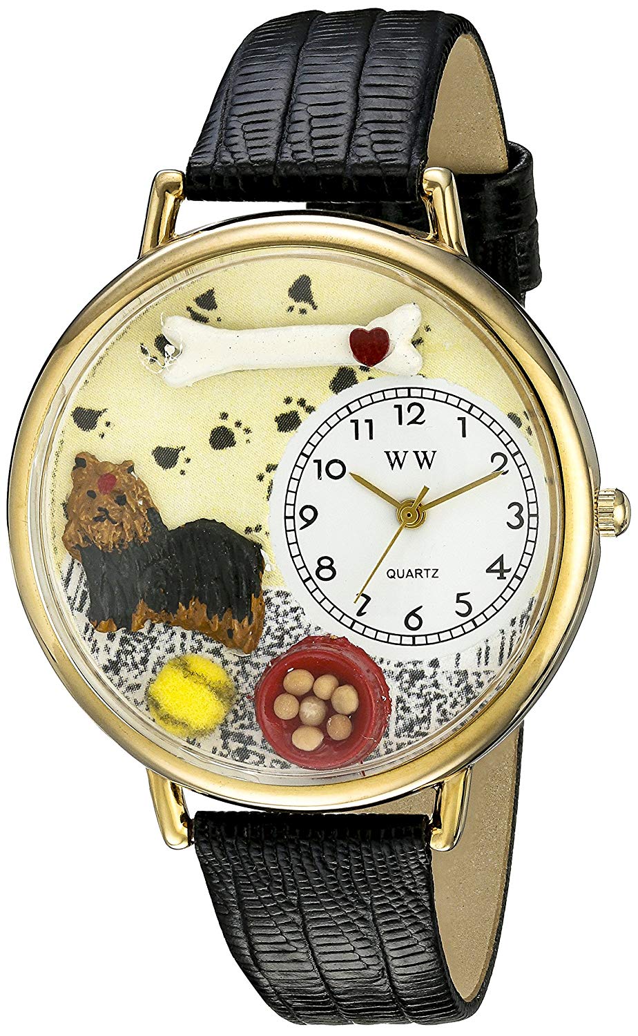 Yorkie Watch in Gold (Large) – BigaMart