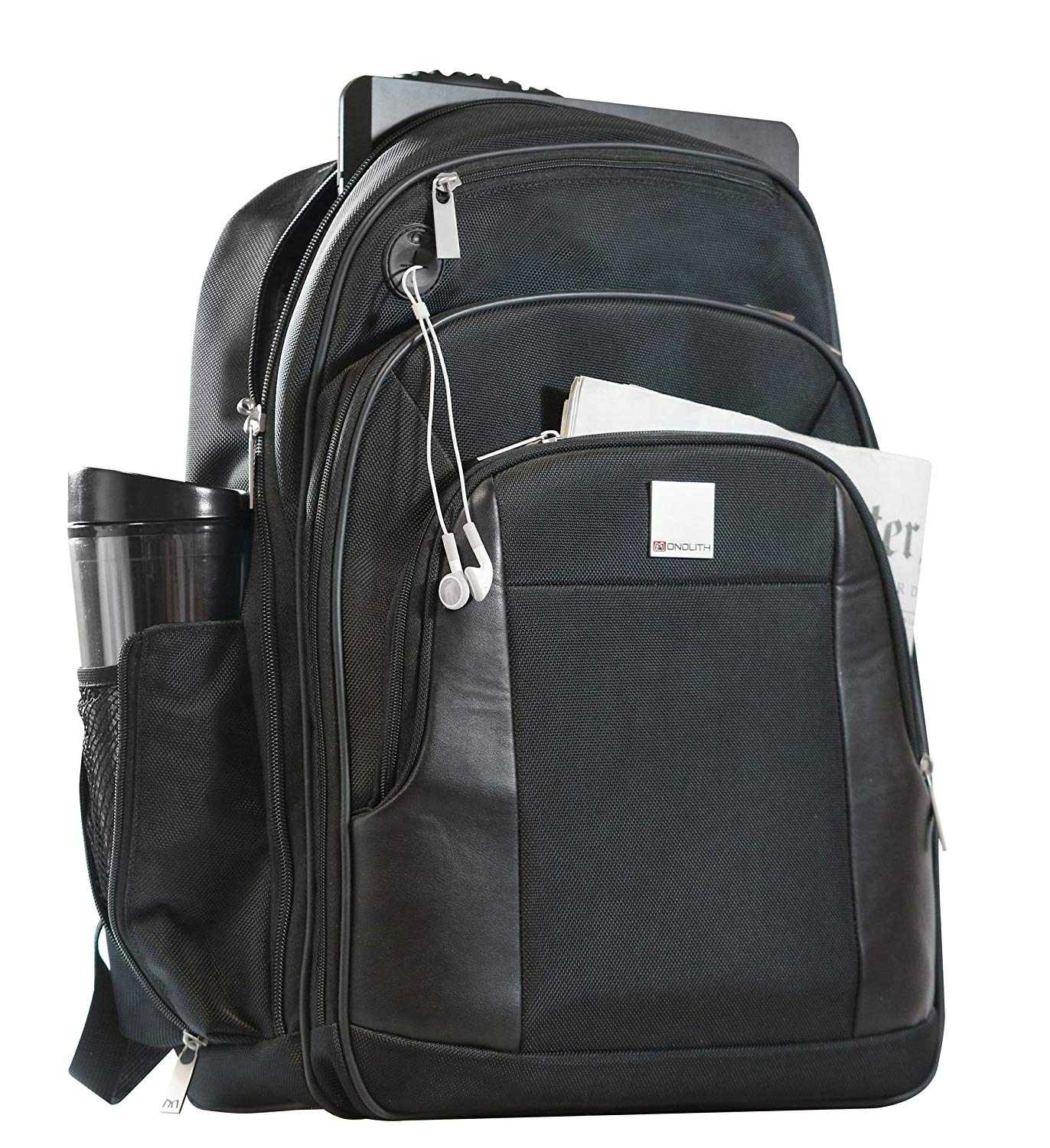 Monolith laptop backpack 3012 black – BigaMart