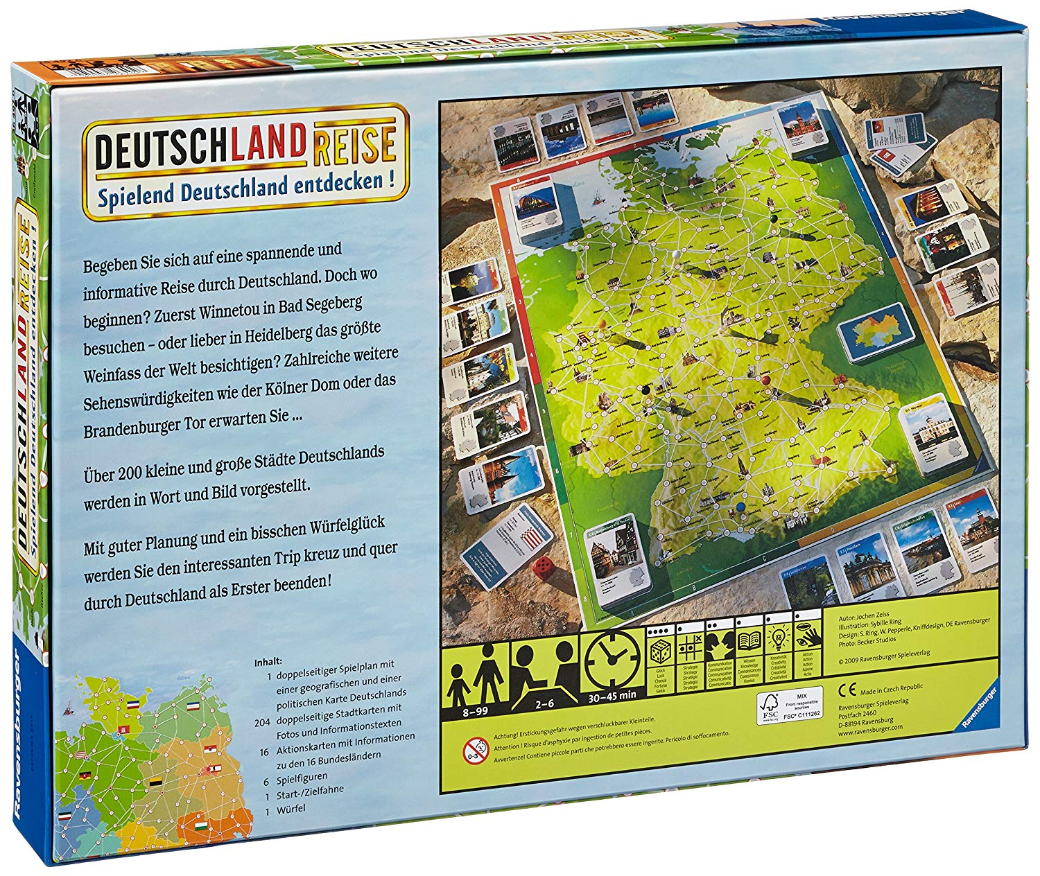 Ravensburger 26492 Germany Trip Game [German Language Version] – BigaMart