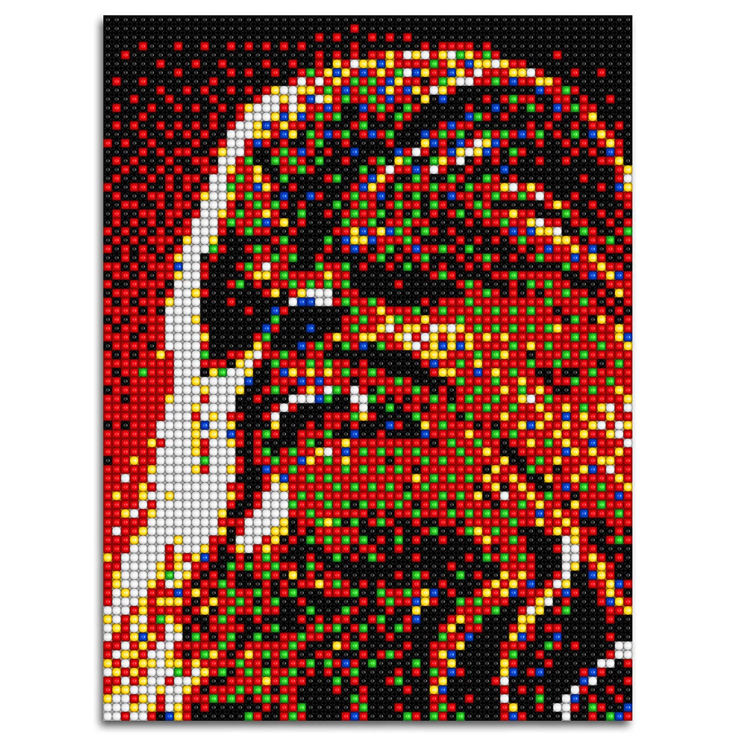 Quercetti – q0847 4 Pixel Art Canvases – Chewbacca – 6400 Buttons ...